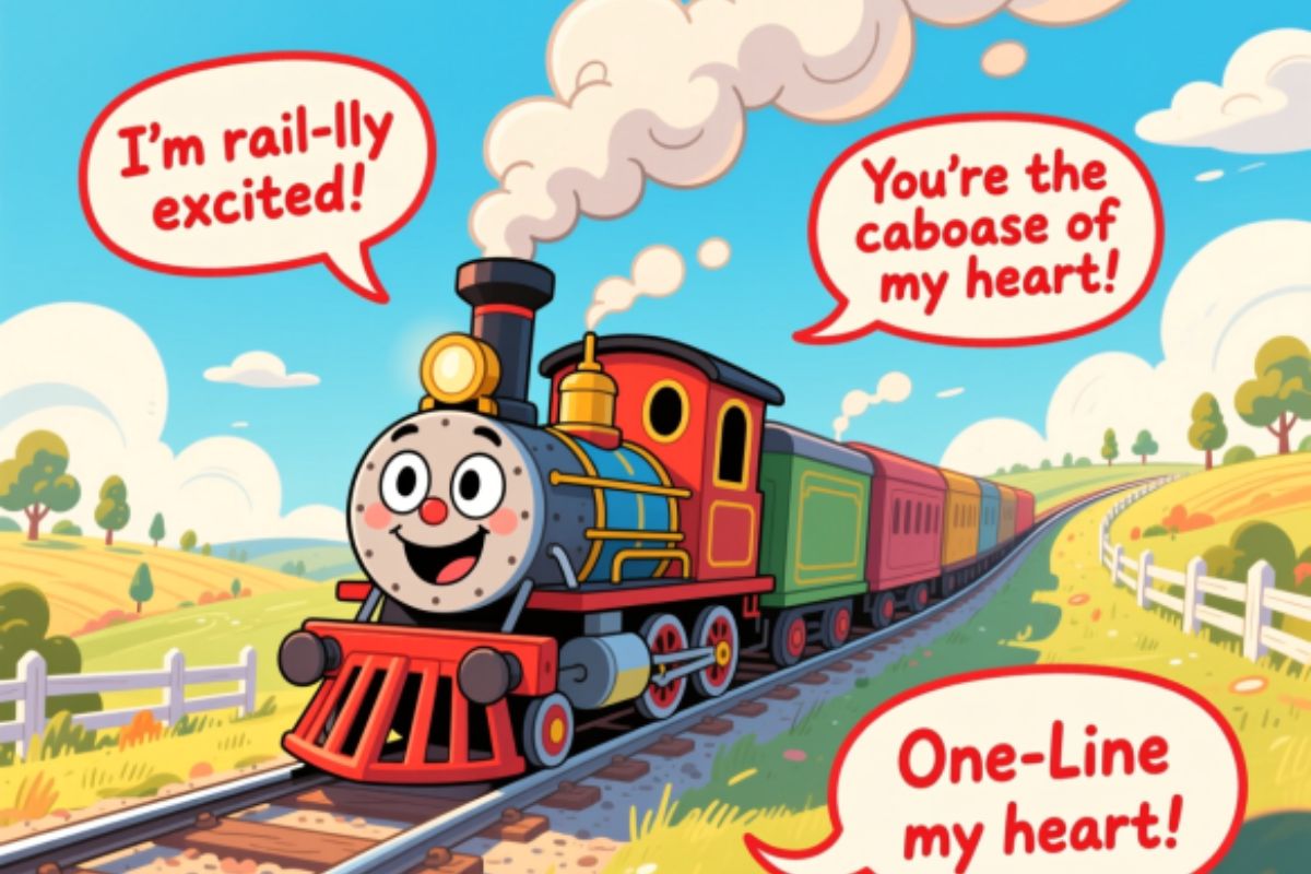 300+ Funny Train Puns & Jokes One Liner (2025) | Best Train Humor ...