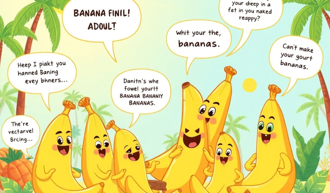 300+ Banana Puns & Jokes: Funny One Liners, Cute Captions & Adults