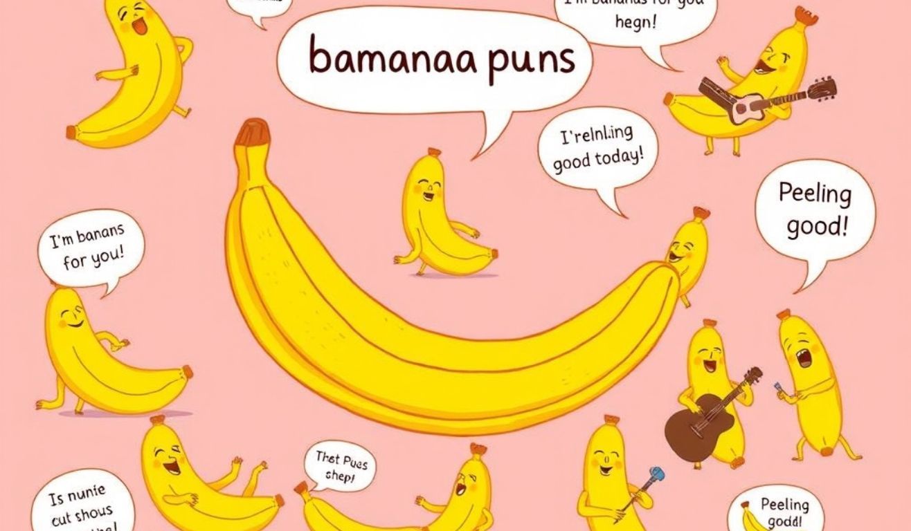300+ Banana Puns & Jokes: Funny One Liners, Cute Captions & Adults